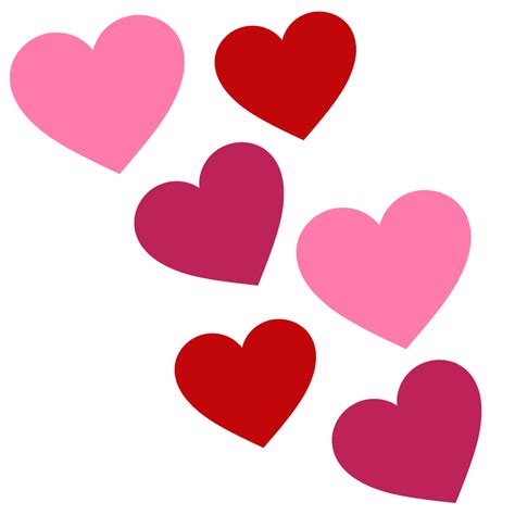 Colorful Heart Clipart For Valentines Day And Love Themed Designs