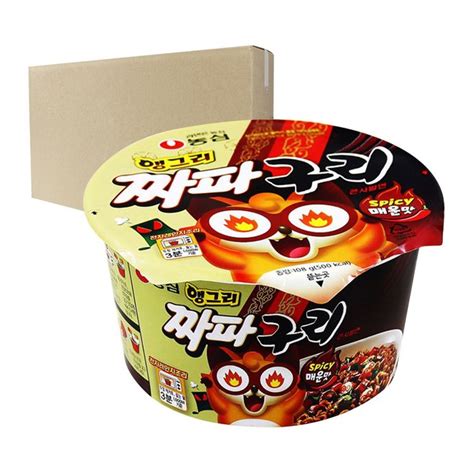 라면천국 즉석간식 [박스]농심 앵그리 짜파구리 큰사발면 108g 16입 홈플러스 택배배송