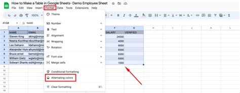 How To Make A Google Spreadsheet Table Step By Step Guide