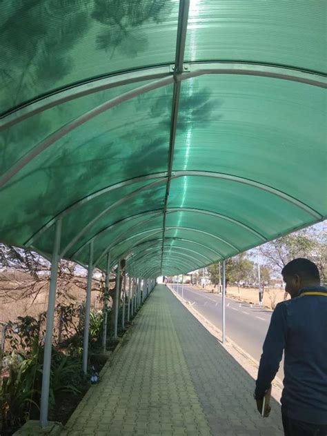 Sankalp Enterprises Stainless Steel Polycarbonate Roofing Structures At ₹ 210sq Ft In Pune