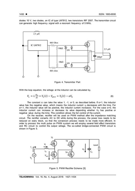 Efficiency Of Wireless Power Transfer System With Pwm Methode As Rectifier On Receiver Pdf