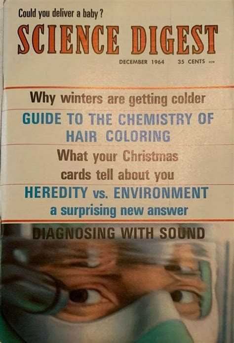 Science Digest December 1964 Why Winters Are Getting Colder Ma