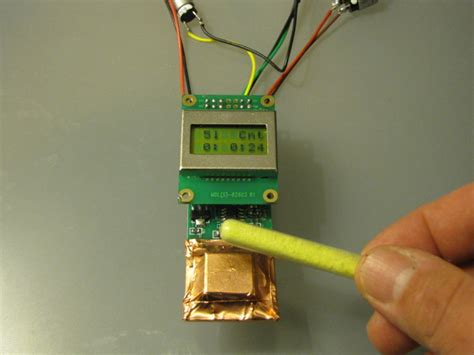 Solid State Radiation Detector With Lcd Complete Circuit Salad
