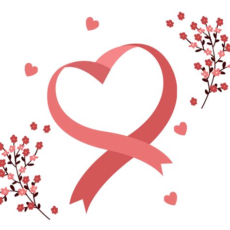 Free Love Ribbon Vector Template To Edit Online