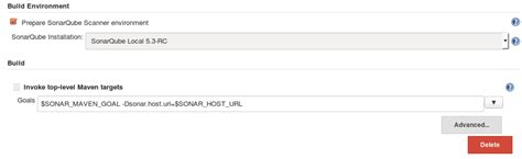 Java Fatal No Sonarqube Installation Assigned For This Job There