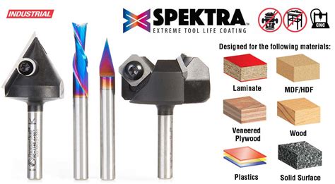 Cnc Router Bit Starter Pack Amana Tool 1 4 Shank Save 25