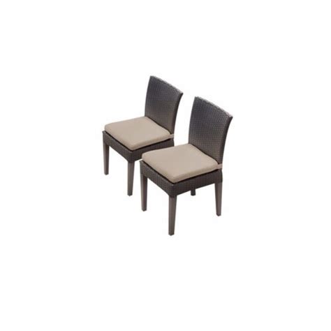 Tk Classics Barbados Armless Dining Chair With Cushion Set Of 2 1