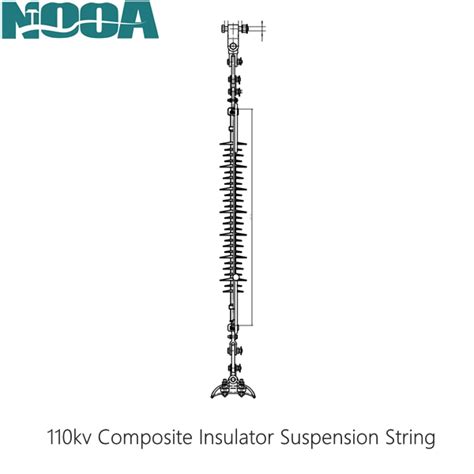 110kv Composite Insulator Suspension String Fitting Nooa Electric
