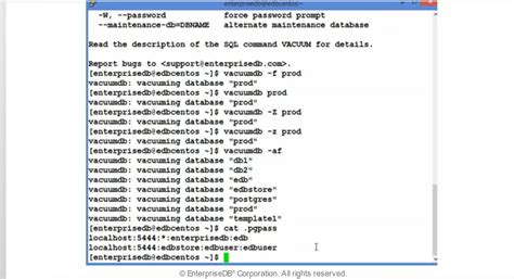 Module 12 Routine Maintenance Tasks Postgres Administration