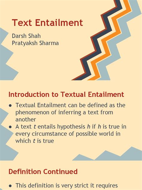 recognizing text entailment tutorial pdf information retrieval