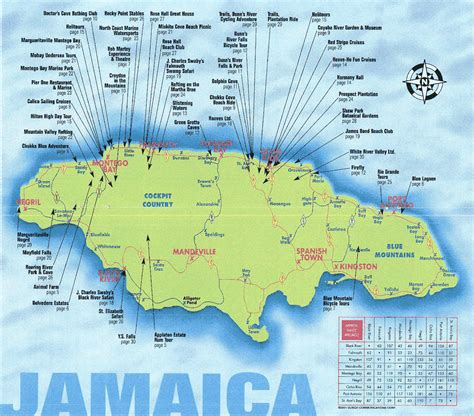 Large Travel Map Of Jamaica Jamaica North America Mapsland Maps