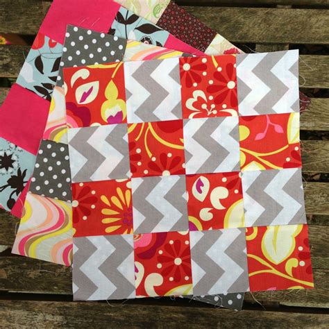 poppy makes 16 patch quilt block tutorial