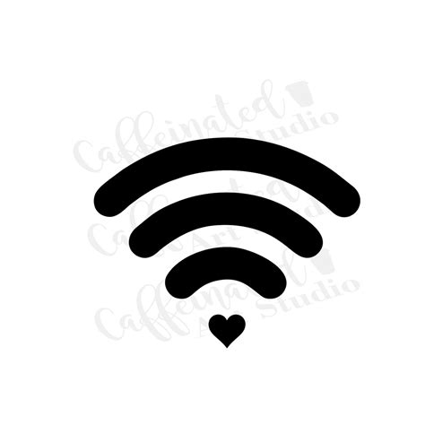 Wifi Svg Wifi Heart Svg Wifi Icon Svg Png Digital Download Etsy