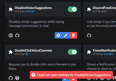 Settings Will Not Open · Issue 31 · Ordinall Betterdiscord Stuff · Github