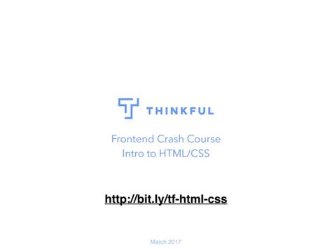 Htmlcss Crash Course 45 Ppt