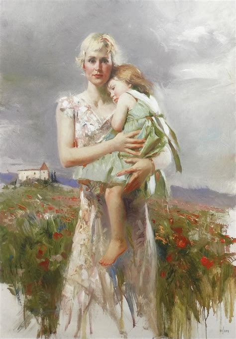 Pino Daeni Warm Memories Limited Edition Giclee On Paper Signed By