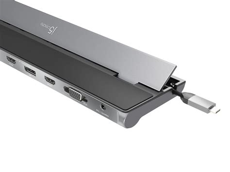 J5create Usb C Triple Display Docking Station With 100w Pd Adapter Jcd543p Docking Stations