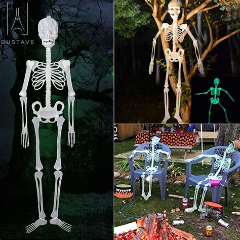 Buy Gustave 2 Pack 5ft Poseable Human Skeleton Halloween Decoration