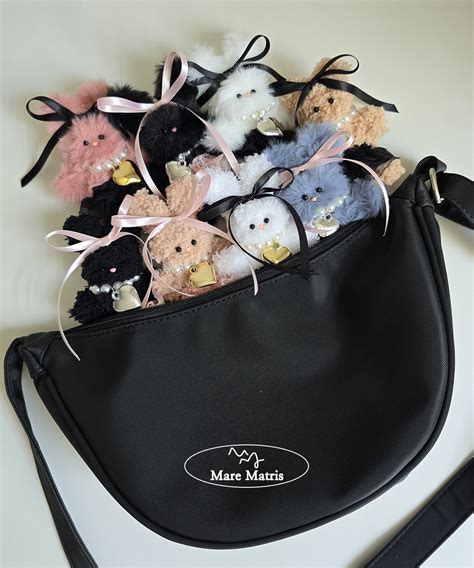 마레마트리스 발레리나 토끼 곰 모루인형키링 진주리본 발레 백꾸 가방꾸미기 백참 곰돌이
