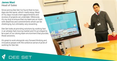 Dee Set Complete Retail Solutions On Linkedin Meet James Our Head Of Sales At Dee Set James