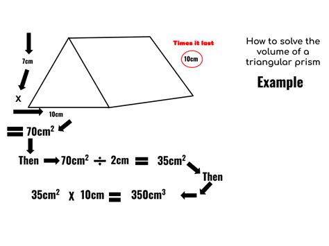 how to solve the volume of a triangular prism vika pt england school