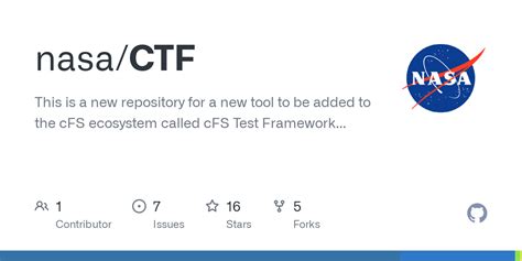 GitHub Nasa CTF This Is A New Repository For A New Tool To Be Added To The CFS Ecosystem