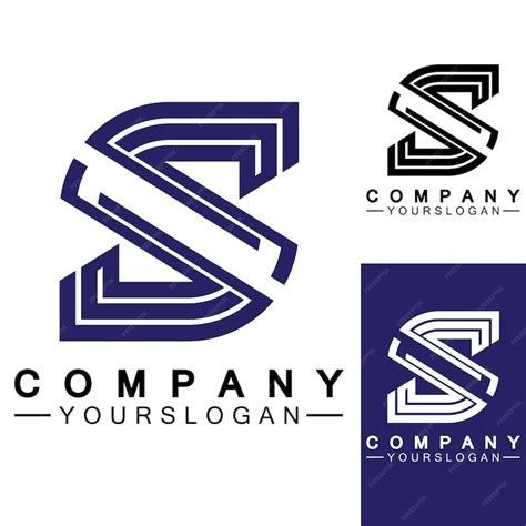 Sロゴ文字sロゴアイコンデザインテンプレート Premiumベクトル素材