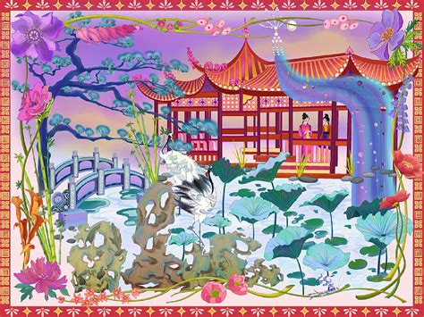 寒塘渡鹤影，冷月葬花魂 A吉阿佳 站酷zcool