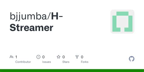 Github Bjjumbah Streamer