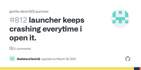 Launcher Keeps Crashing Everytime I Open It Issue Gorilla Devs GDLauncher GitHub