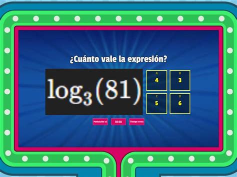 Logaritmo Y Sus Propiedades 問答遊戲