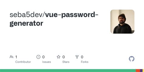 Github Seba5devvue Password Generator