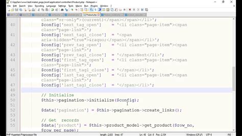 Pagination Bootstrap Codeigniter V3 Youtube