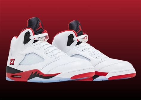 Air Jordan 5 Fire Red Black Tongue 2025 Hq7978 101 Sneakerfiles