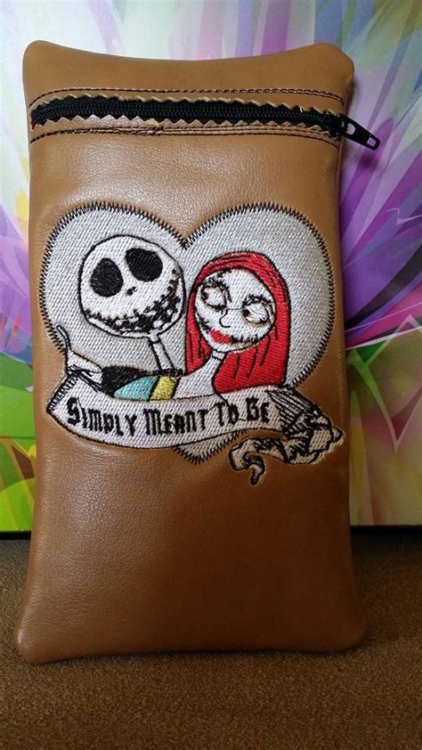 Jack And Sally Embroidery Design