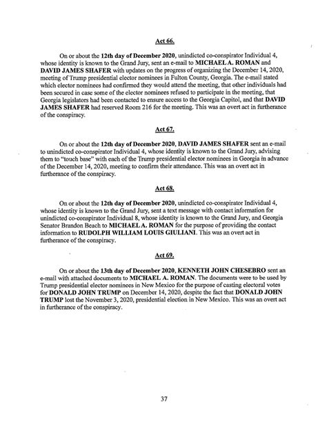 Trump Georgia Indictment Read The Full Text Annotated The New York