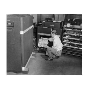 IBM Punch Card Machine Photograph By Underwood Archives Fine Art America