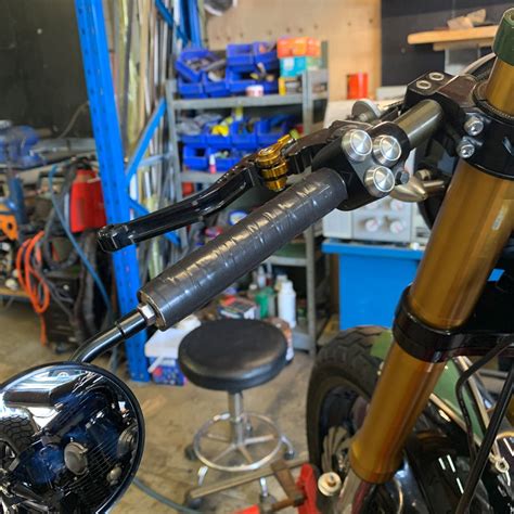 Home Made Motorcycle Leather Hand Grips And How To Make Them