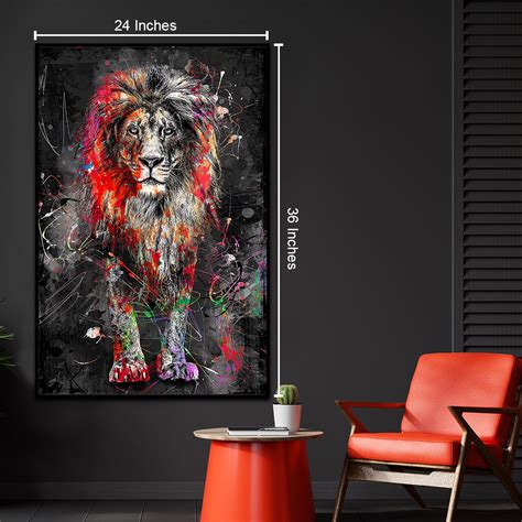 Chromatic King Canvas Print Dekor Company