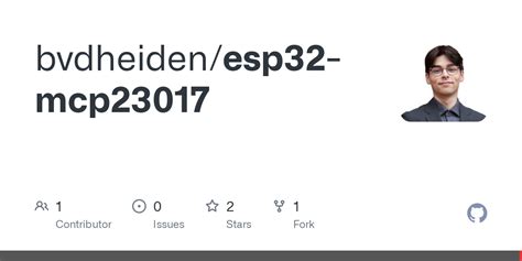 Github Bvdheidenesp32 Mcp23017