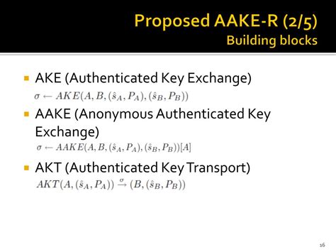 PPT Anonymous And Authenticated Key Exchange For Roaming Networks PowerPoint Presentation ID
