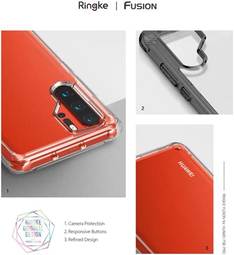 Ringke Fusion Huawei P30 Pro Hoesje Zwart GSMpunt Nl