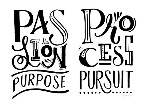4ps Passion Purpose Process Pursuit On Behance