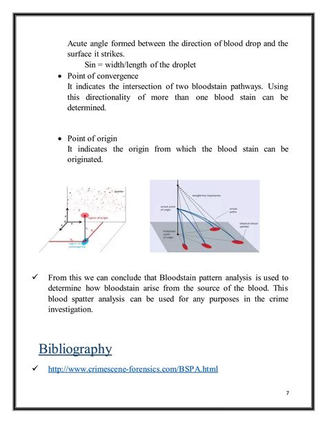 Blood Stain Pattern Analysis Docx