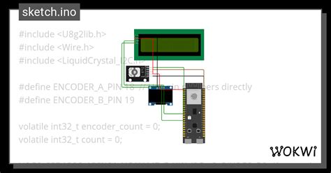 Freertos Rotaryencoder U8g2 Copy Wokwi Esp32 Stm32 Arduino Simulator