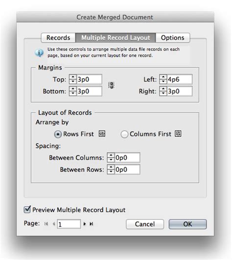 Adobe Indesign Data Merge Not Generating Multiple Records Graphic