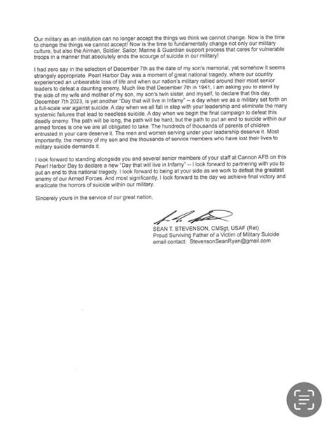 Suicide In The Dod An Open Letter To Dod Leaders Rairforce