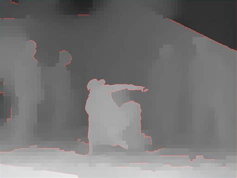 A Corrupted Depth Map For Ballet With Median Value In 16x16 Blocks Download Scientific