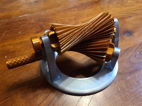 3d Printed Hyperboloidal Gear Model Etsy