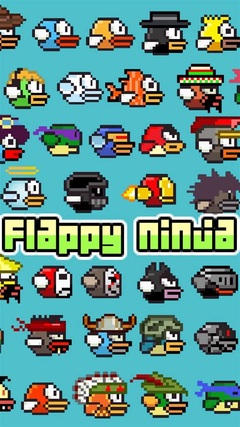 Iphone Için Flappy Ninja Create Your Own Original Bird İndir
